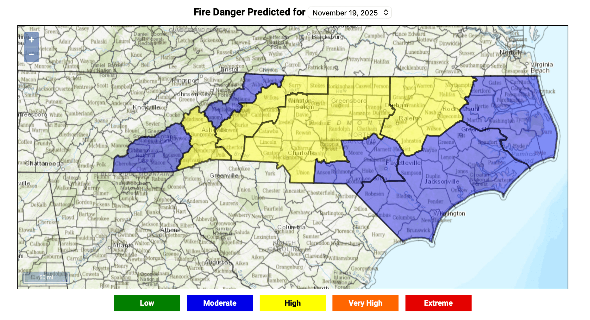 Wildfire danger is high across NC. Here’s what you should know - NCLocal